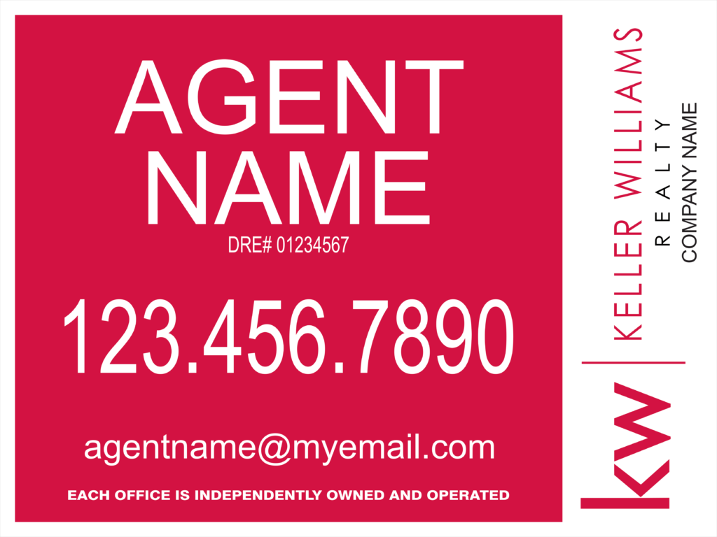 Keller Williams Hanging Sign Panels - ARTO SIGN CO