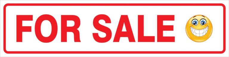 For Sale Emoji - ARTO SIGN CO
